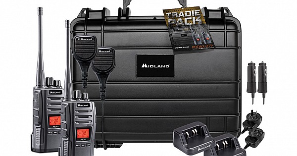 Midland PRO5X-2TP 5 Watt UHF Handheld Radio Twin pack