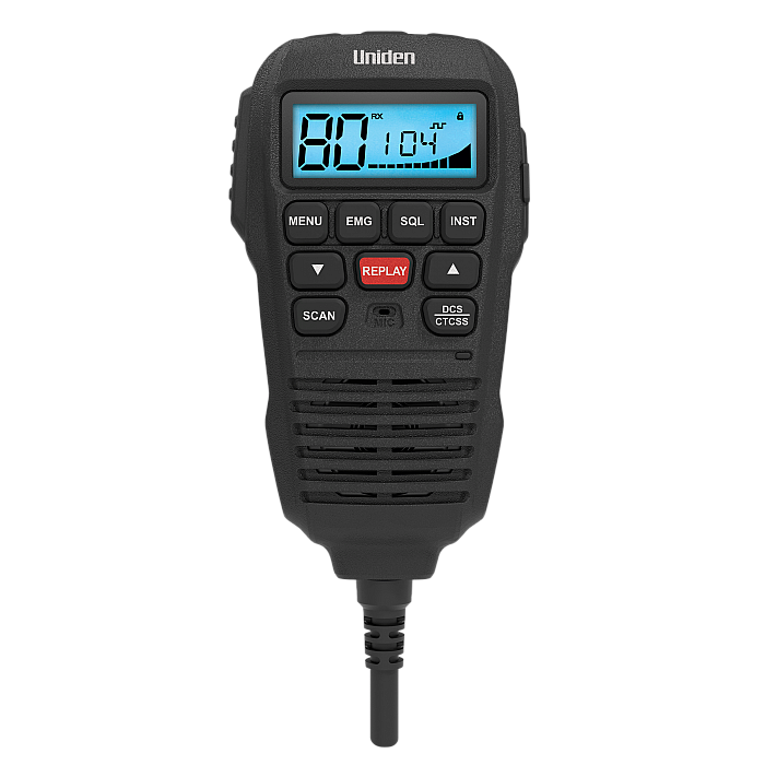 Uniden UH6160 ESCAPE UHF CB with Remote speaker Mic and AT780 Antenna