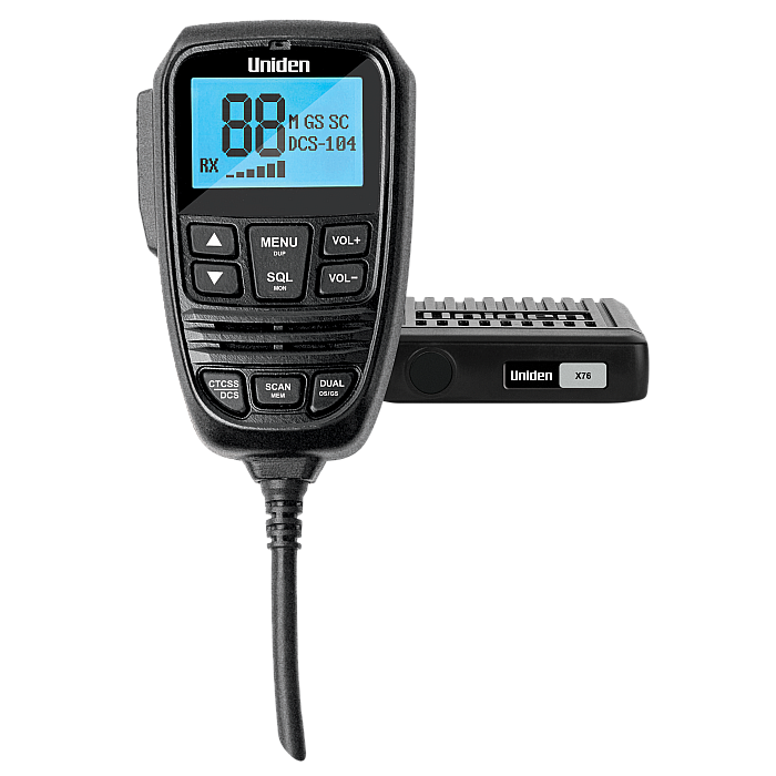 Uniden X76VP 80 Channel UHF CB Radio AT500 Antenna