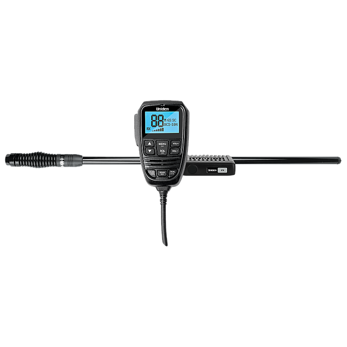 Uniden X76VP 80 Channel UHF CB Radio AT500 Antenna