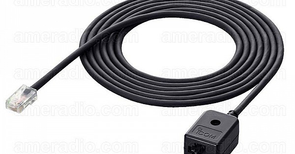 Icom OPC2355 Microphone Extension Lead (2.5m) suits IP501