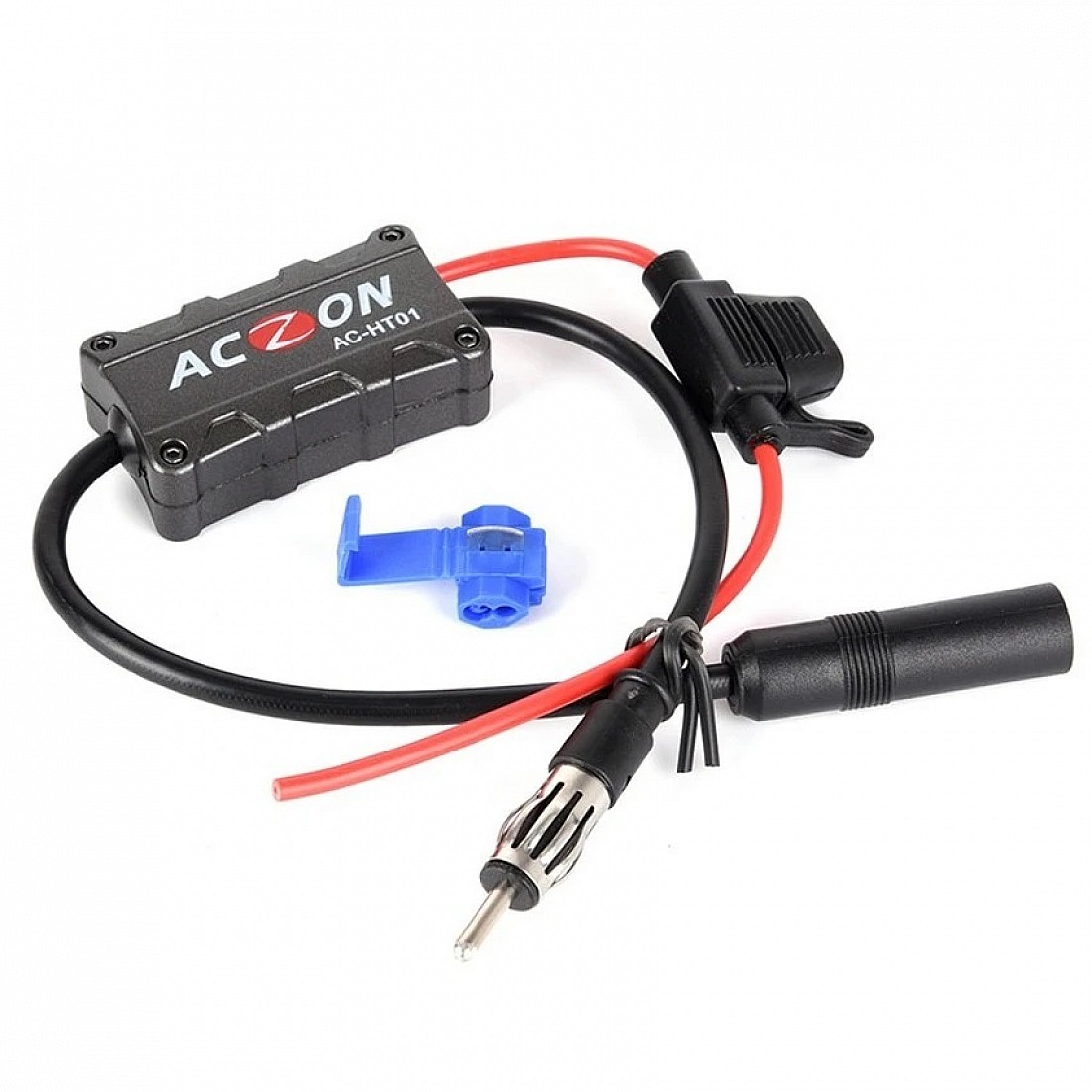 Automobile Car FM Radio Stereo Antenna Signal Amplifier Booster
