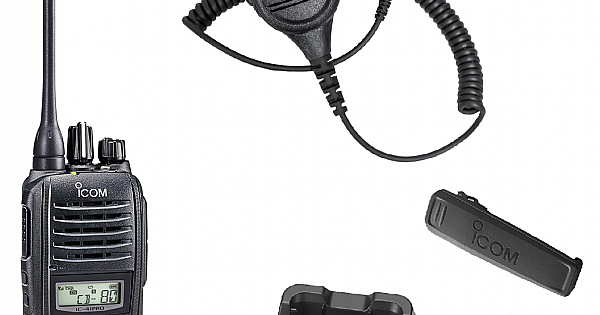 Icom IC41PRO Waterproof 80CH UHF CB Handheld with Speaker Microphone