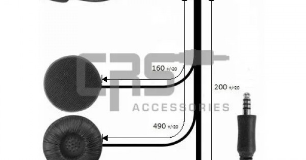 CRS Harness to suit Motorcycle Helmet Kit Wireless PTT