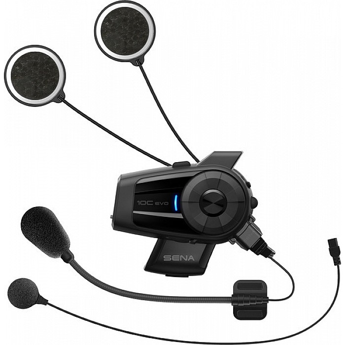 Sena 10C EVO 02 Motorcycle Bluetooth 4K Camera Intercom System