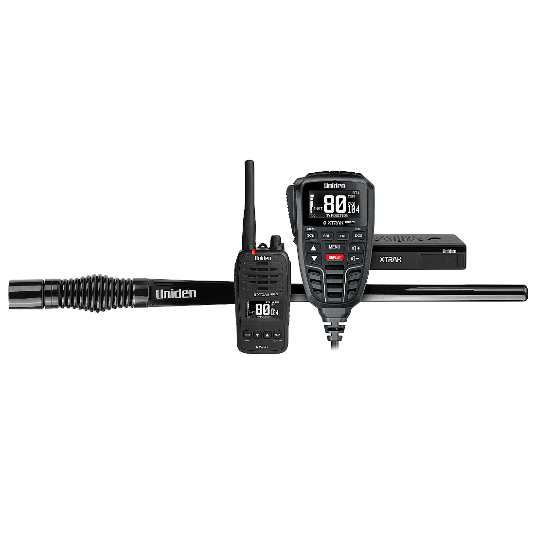 Uniden XTRAK 80 Pro Xtrak 50 Pro Ultimate UHF CB Pack