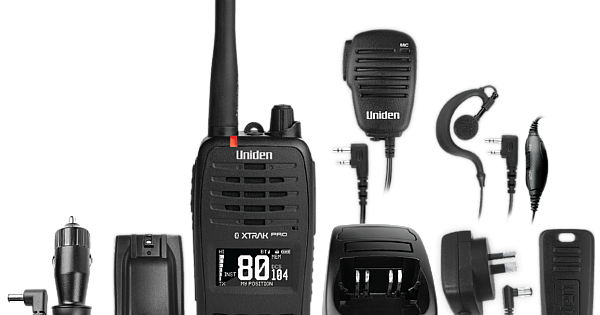 Uniden XTRAK 50 PRO Smart 5 Watt Waterproof IP67 UHF Handheld