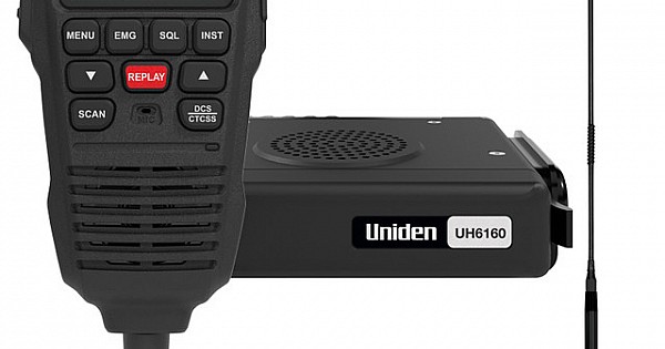 Uniden UH6160 ESCAPE UHF CB with Remote speaker Mic and AT780 Antenna