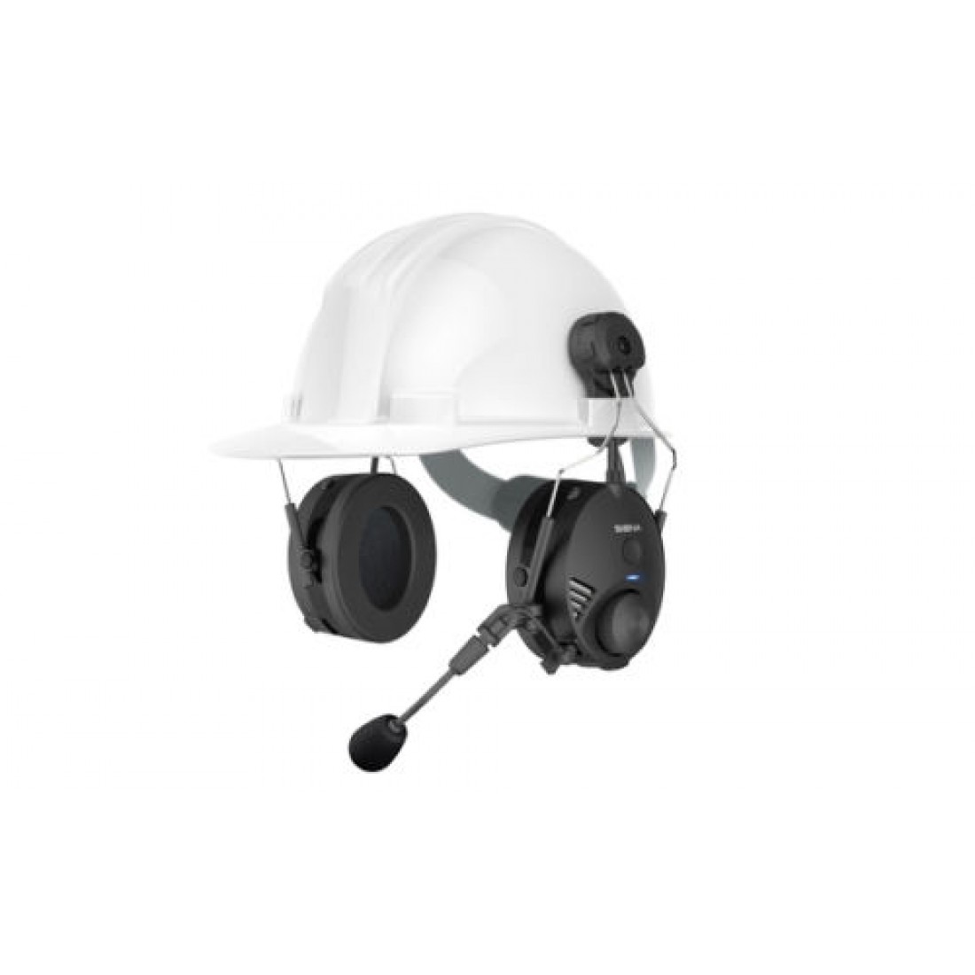 ena Tufftalk Hard Hat Mount Earmuff with Long-Range Bluetooth Communication